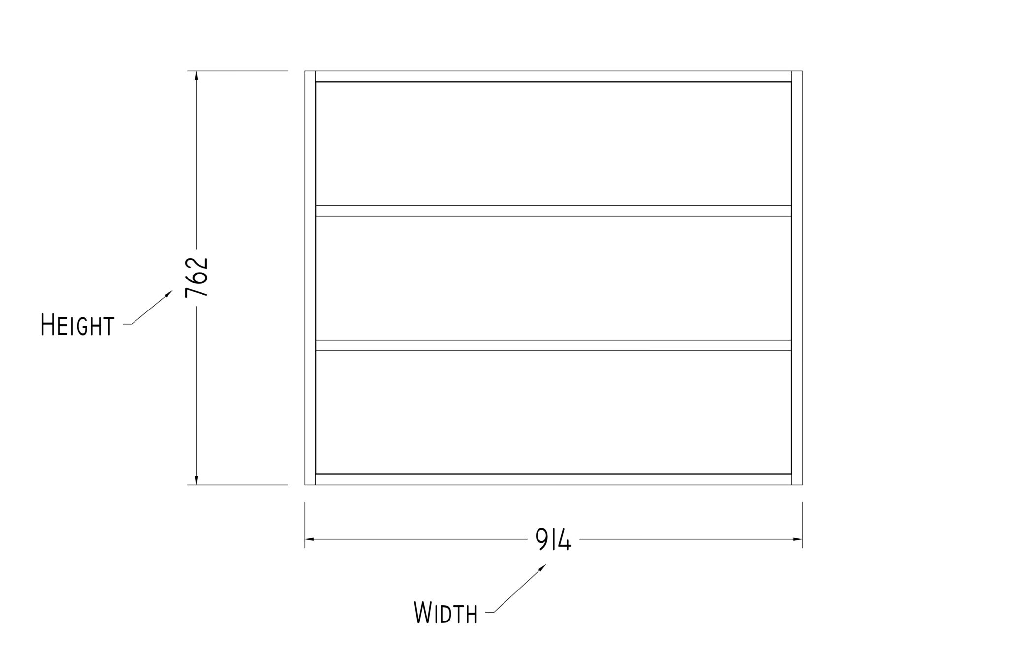 2 Door Upper | Cabinet Solutions