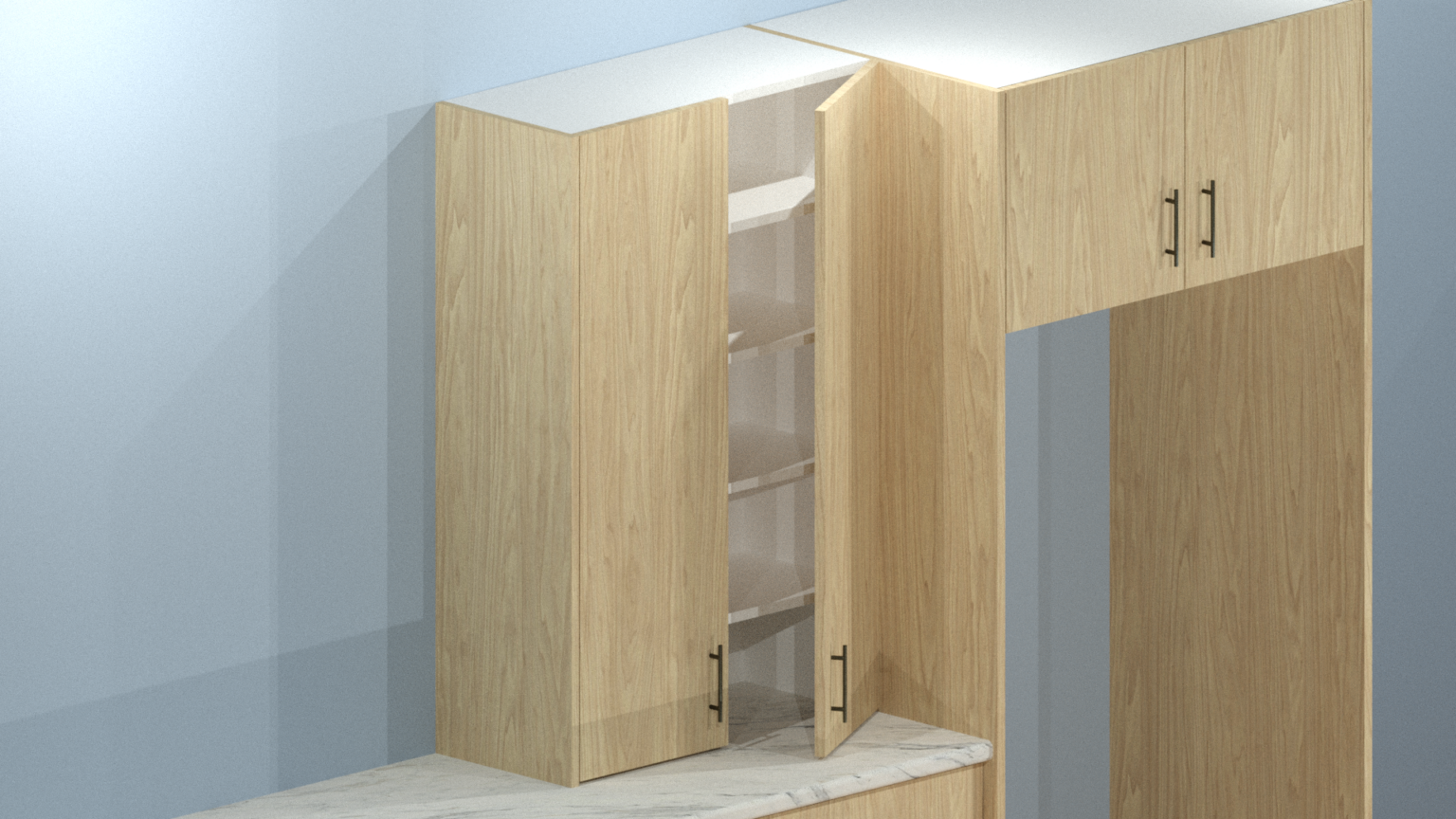 2 Door Upper | Cabinet Solutions